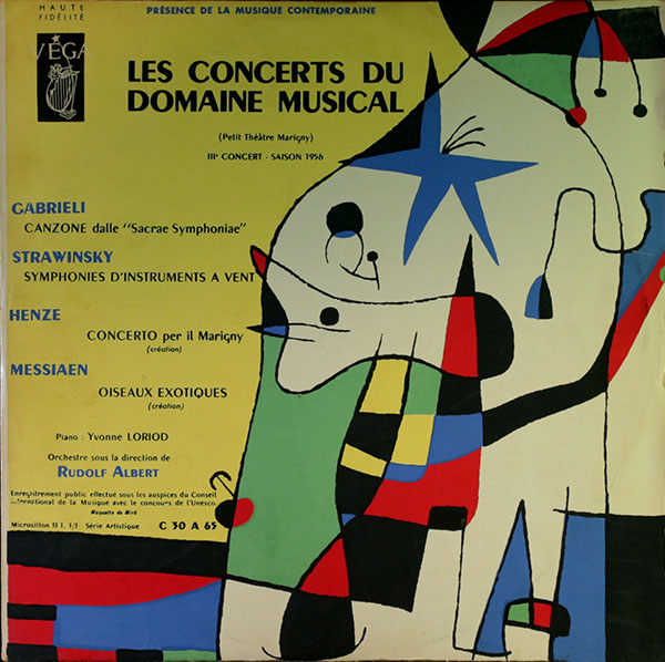 Henze: Concerto per il Marigny/ Messiaen: Oiseaux Exotiques/ Stravinsky ...