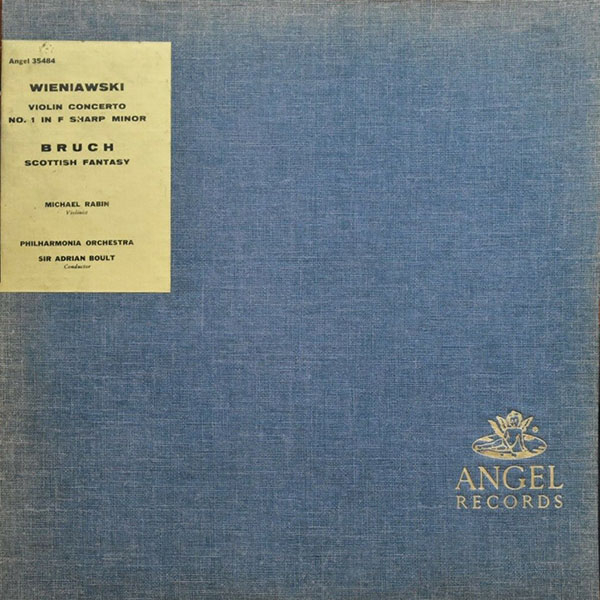 Rabin: Wieniawski: Vln Con 1, Bruch: Scottish Fant - Philh Orch,cond ...